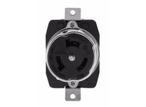 Cooper Eaton CS6369 Receptacle 50A 125/250V 3P4W H/L Black - MROSupply.com