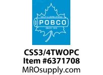 Pobco CSS3/4TWOPC STAINLESS GUIDE RAIL CLIP 2 PC. 3/4" Stud Length - MROSupply.com