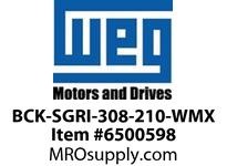 WEG BCK-SGRI-308-210-WMX Bearing Cap Kit for 308 Bearing 213/5T Frame ...