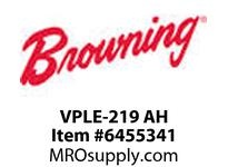 Browning VPLE-219 AH MOUNTED CAST IRON TWO BOLT LOW BASE PILLOW BLOCK ...